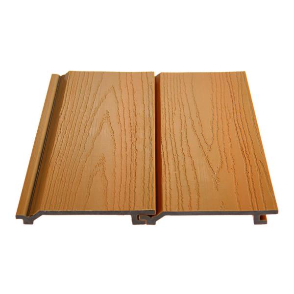 Quality Dark Teak Fireproof Composite External Cladding Easy Installation for sale