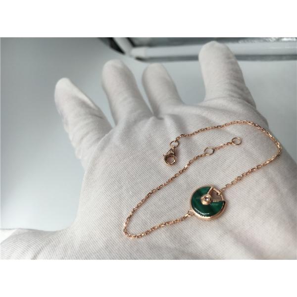 Quality Amulette Necklace , Gold Necklace Chain With Diamond / Gemstone for sale