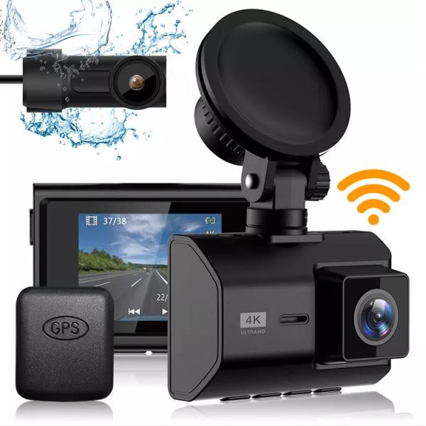 Quality Vehicle Security Dashboard Gps Tracking Dash Cam Rearview Mirror 4K IMX335 NTK96670 for sale