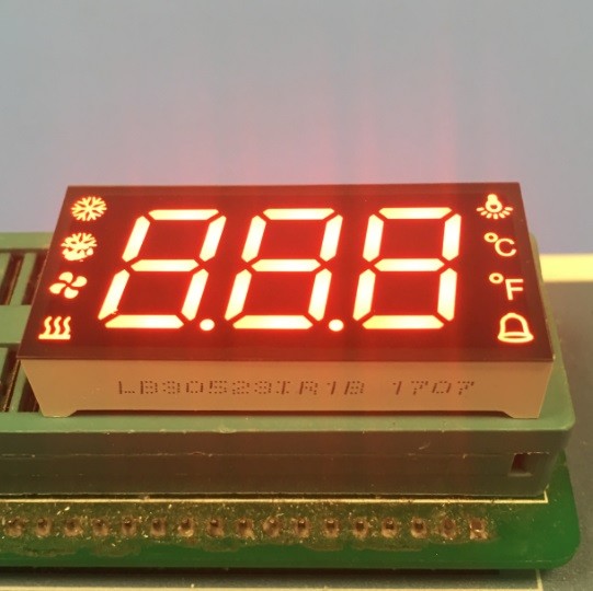 Quality SGS Custom LED Display , Multi color 7 Segment Display for temperature humidity for sale