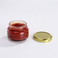 China 50ml 80ml Jam Mini Glass Honey Jars With Airtight Lids for sale