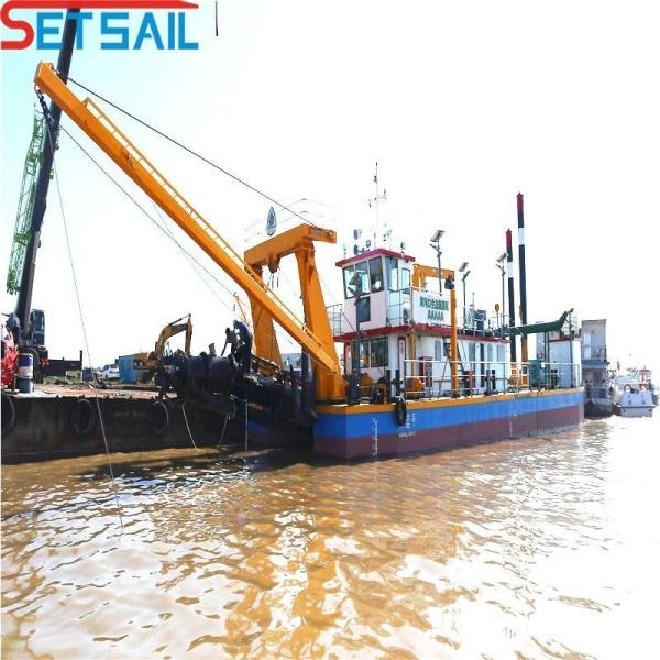 Quality 12 Inch Cutter Suction Mud Dredger with 108kw Diesel Power and Heavy Duty Cutter for sale