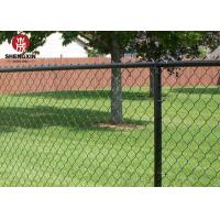 Quality Flexible 4.8mm Temporary Chain Link Fence Panels Hot Dip Galvanized for sale