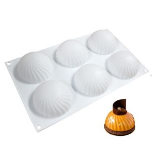 Quality Handmade Decorative Silicone Cake Mold 6 Cavities Custom Logo LFGB Approved for sale