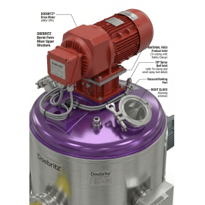 Quality Doebritz High-Efficiency Vertical Powder Mixer with Lightning-Fast Mixing, for sale