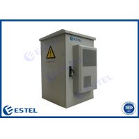 Quality 1.5mm 16U Outdoor Wall Enclosure With Heat Exchanger for sale