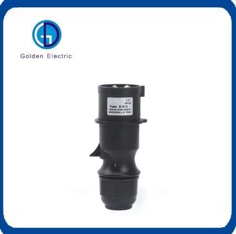 Quality IP67 Cee/IEC Waterproof Industrial Plug and Socket Connector Temperature Range for sale