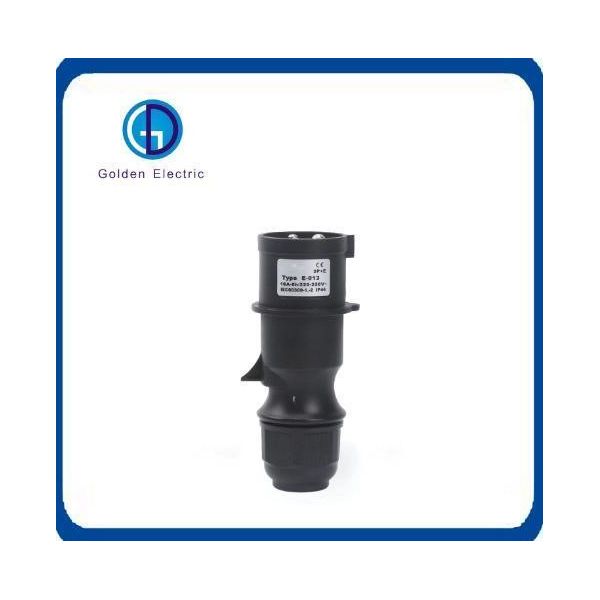 Quality Low Frequency Operating Frequency IP44 Industrial Plug Socket Connector Rated Current for sale