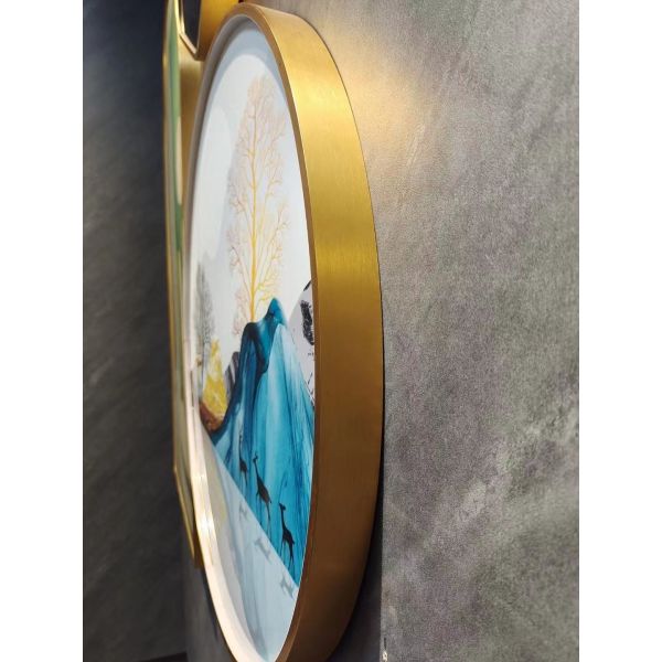 Quality Custom Brushed Aluminum Mirror Frame with 28mm Side Height and Aluminum Alloy for sale
