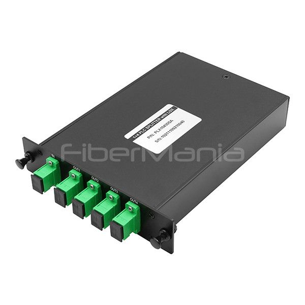 Quality Compact LGX Box PLC Splitter 1x4 For FTTH Passive Optical Network for sale