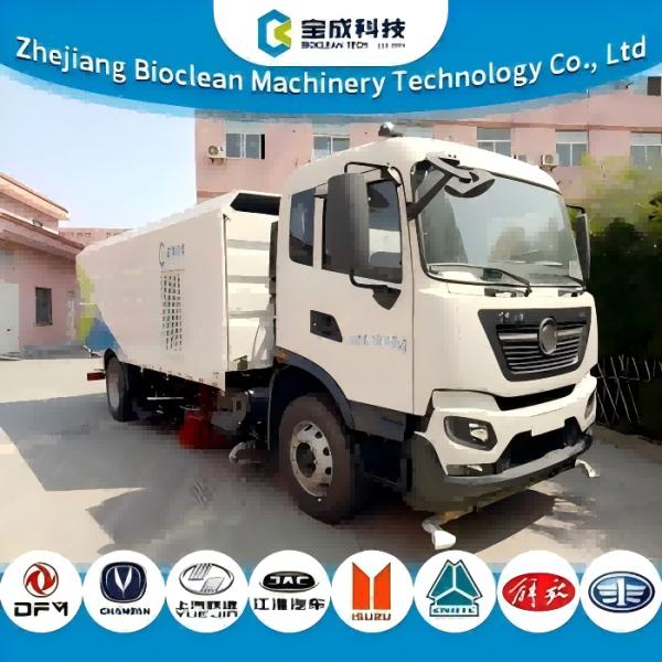 Quality Integrated Sweeper Washer Street Cleaning Truck 18tons ZBJ5180TXSC for sale