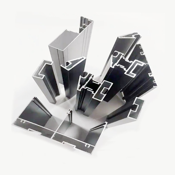 Quality T5 Casement Window Profiles Curved Bay Hurricane Impact Window Aluminium for sale