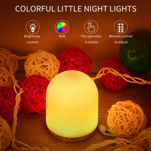 Quality DC5V 1A 1.2W Remote Control Baby Night Light / Wireless Side Table Lamp for sale
