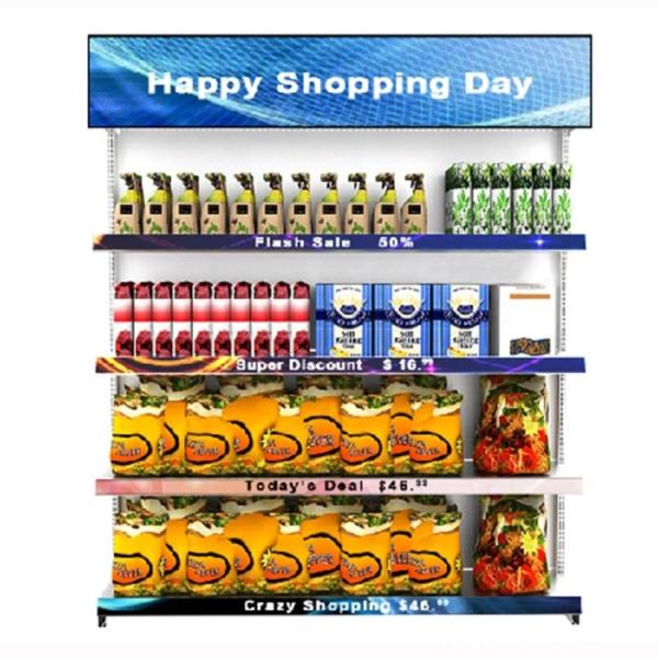 Quality 800cd/Sqm Shelf GOB LED Screen Signage SMD1515 P1.875 3840Hz Refresh Rate for sale