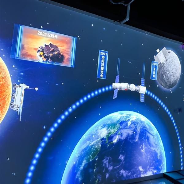 Quality 250V 1024x768 Resolution Interactive Wall Projector For Museum for sale