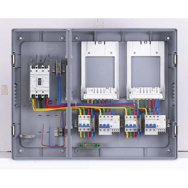 Quality Multifunctional Three Phase Meter Box Grey Electric Meter Enclosure Large for sale
