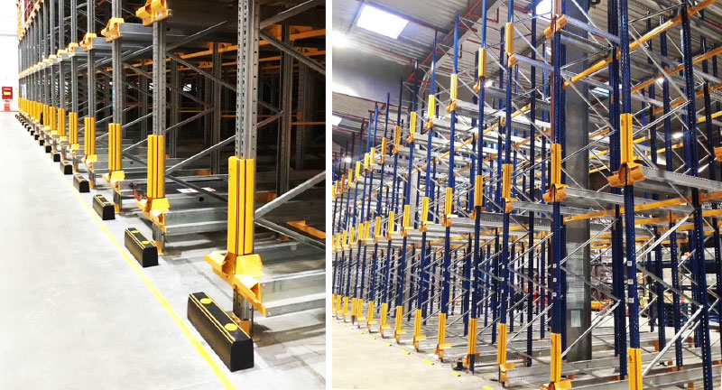 Racking Upright Protectors  Rack End  Protector Guard  Warehouse Safety Bollard