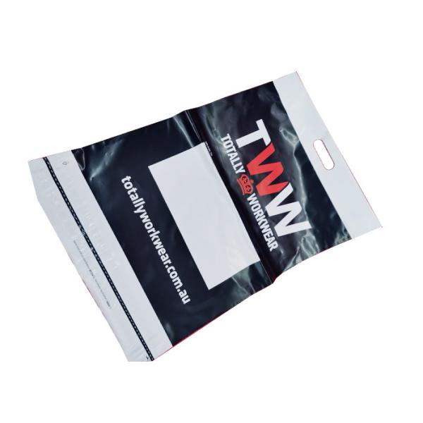 Quality Smooth Surface Returnable Poly Mailer Bags with durable handle for sale