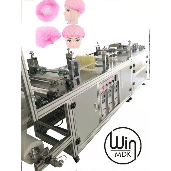 Quality Dustproof AC380V Non Woven Plastic Cap Manufacturing Machine for sale
