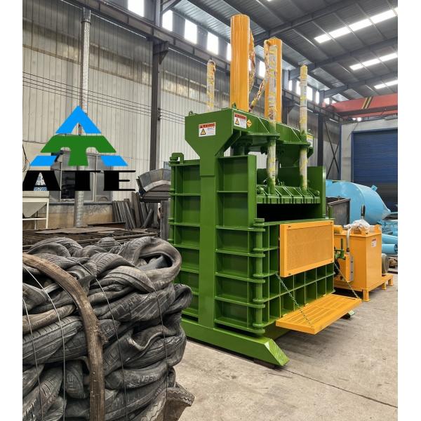 Quality High Productivity Waste Tire Baler Press Vertical Baler Machine for Retail and for sale