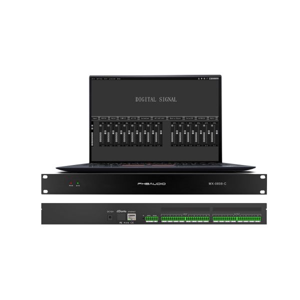 Quality 450MHz DSP Digital Processor 8CH Audio System Processor with Feedback Eliminatio for sale