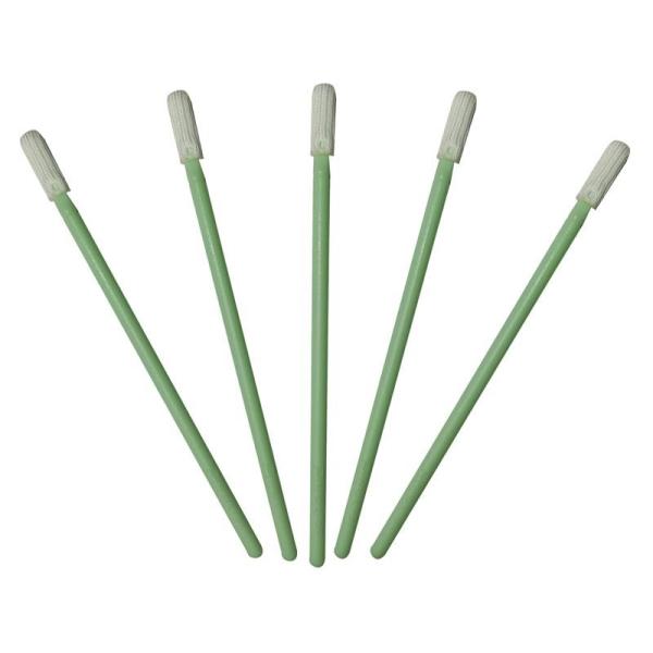Quality Cleanroom Swabs Cleanroom Consumables Polyester Tip Double / Single Layered for sale