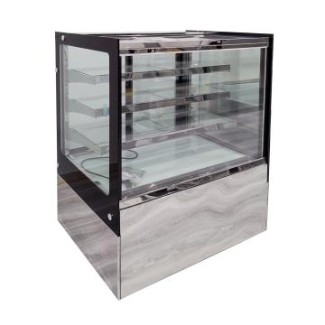 Quality Stainless Steel Base Refrigerated Bakery Display cupcake Case for sale