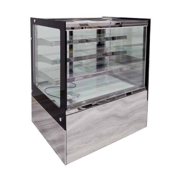 Quality Stainless Steel Base Refrigerated Bakery Display cupcake Case for sale