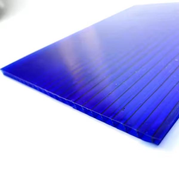Quality Twinwall Multiwall Polycarbonate Sheet 10mm 8mm Transparent Circular Edge Sun / for sale