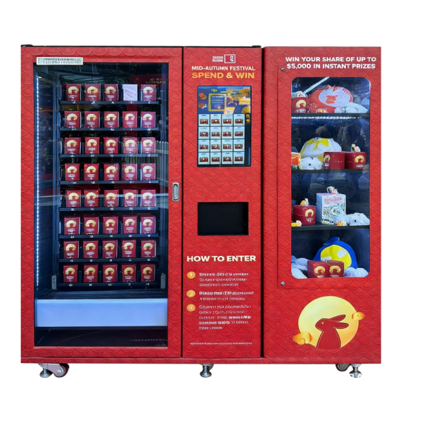 Quality Smart Blind Box Vending Machine With Transparent Display Cabinet & Elevator — for sale