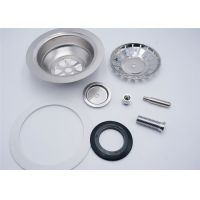 Quality Kitchen Sink Drain Strainer Stainless Steel , Waterproof Sink Plug Strainer for sale