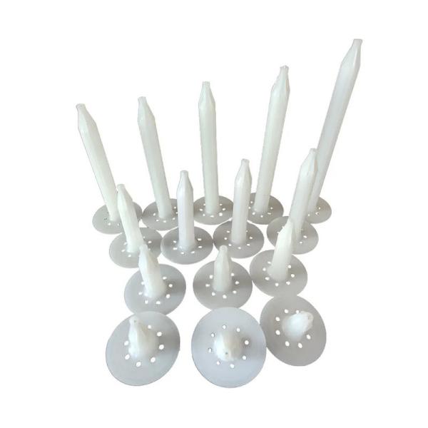 Quality Custom Logo Spiral Wall Insulation Anchor For Concrete Brick Block Walls With Strong Inner Screw Nail for sale