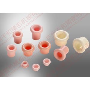 Quality Pink HRA88 Ceramic Wire Guide Pulley , Coil Winding Machine Ceramic Eyelets for sale