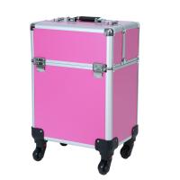 Quality Portable Rolling Pro Makeup Cases,Rolling Cosmetic Organizer for sale