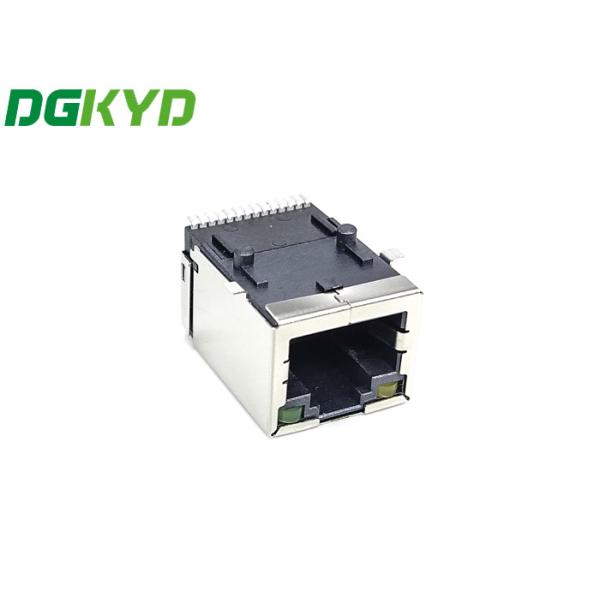 Quality DGKYD211Q380AA1A7S009 SMD 6U RJ45 Network Interface Shielded Gigabit Integrated for sale
