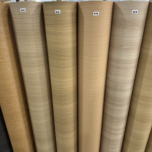 Quality 0.35mm Thick Self Adhesive PVC Film with Wood Grain Surface Finish for sale