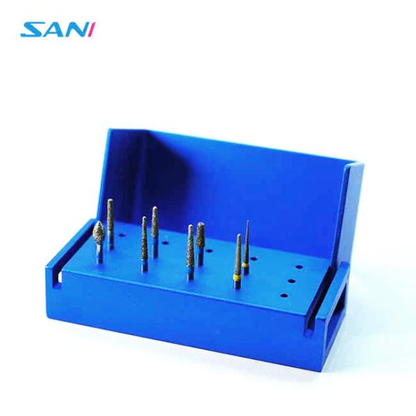 Quality 5pcs/Box Dental Polishing Burs , 8mm Dental Lab Diamond Burs for sale