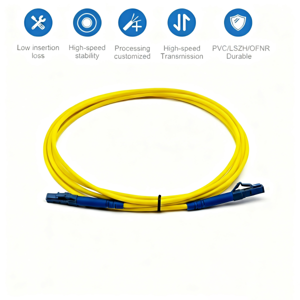 Quality LC-LC Duplex Fiber Patch Cable Single Mode LC/UPC to LC/UPC Optical Fiber Patch for sale