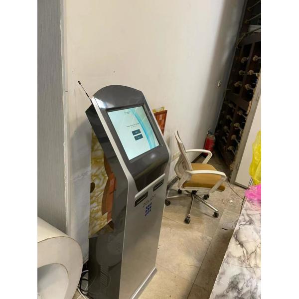 Quality Post Offices Hospital Queue Management System Queue Kiosk Terminal With LCD for sale