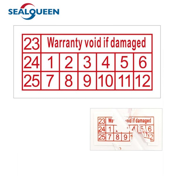 Quality Round Anti Tamper Tags In Rolls Anti - Tamper Estructive Materials for sale