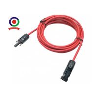 Quality 30A 12 AWG 4mm2 50ft Solar Panel Extension Cable for sale
