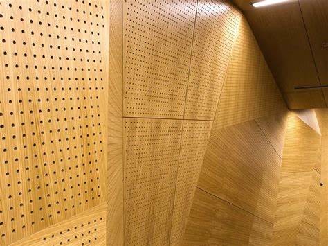 Quality Office Sound Absorption Wall Panel 16/16/6mm Perforated Acoustic Board for sale