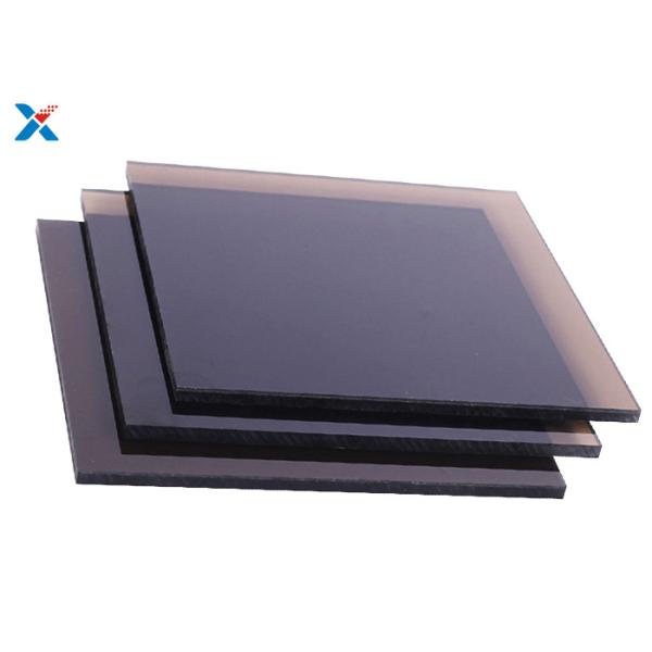 Quality Smoke Gray Transparent Solid Polycarbonate Panel Plastic Roofing Sheet for sale