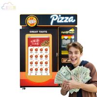 Quality Automated Pizza Vending Machine Indoor / Outdoor With Touch Screen Display for sale