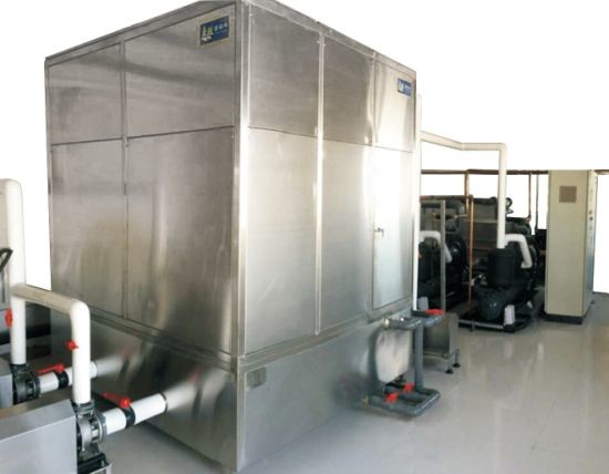 Quality Stainless Steel Pillow Plate Falling Film Chiller Cabinet for sale