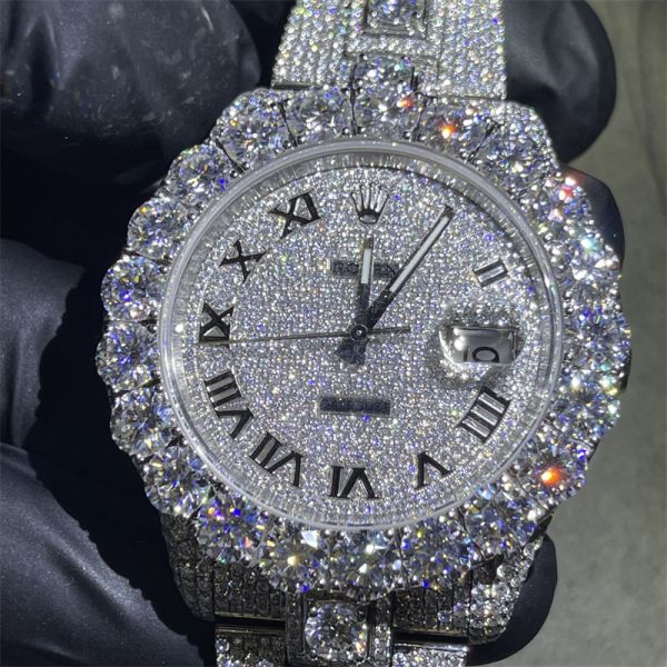 Quality Bust Down Diamond Studded Watch for sale