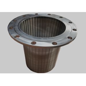 Quality Wedge Wire Screen for Tank Equipment, Johnson Resin Trap Filter With Flange for sale