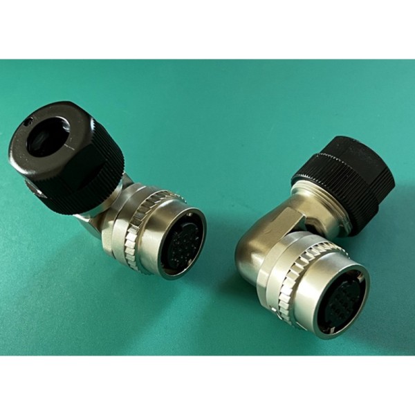 Quality One Touch Locking CM10 Circular Connector 2 Pin 10 Pin Right Angle Crimp Wire for sale