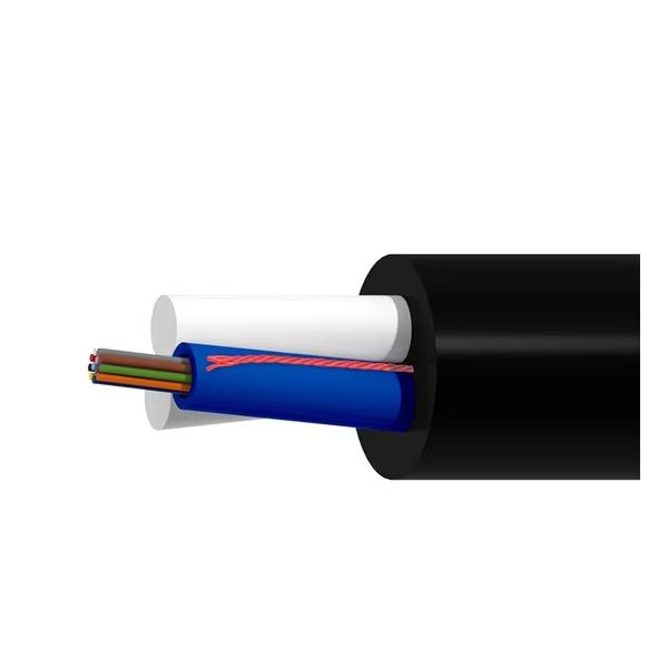 Quality ASU Fiber Optic Cable (GYFFY) 12 Core 120m Span Cable for sale