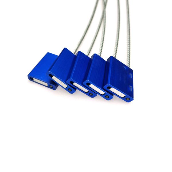 Quality Yellow US-CC251 Security 2.5 mm Wire Numbered Aluminium Alloy Container Cable for sale